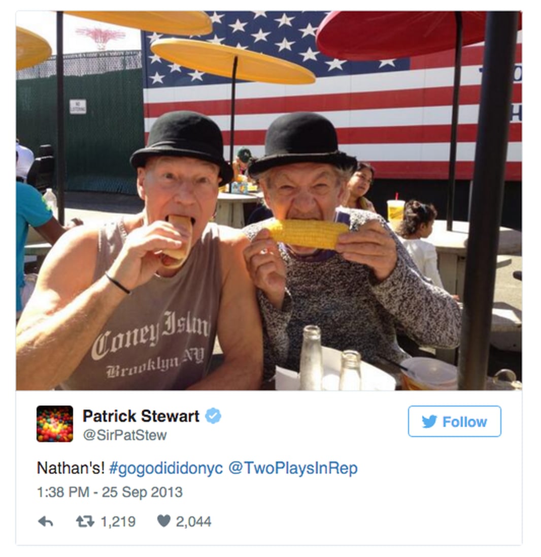 Funny Patrick Stewart Tweets | PS Celebrity