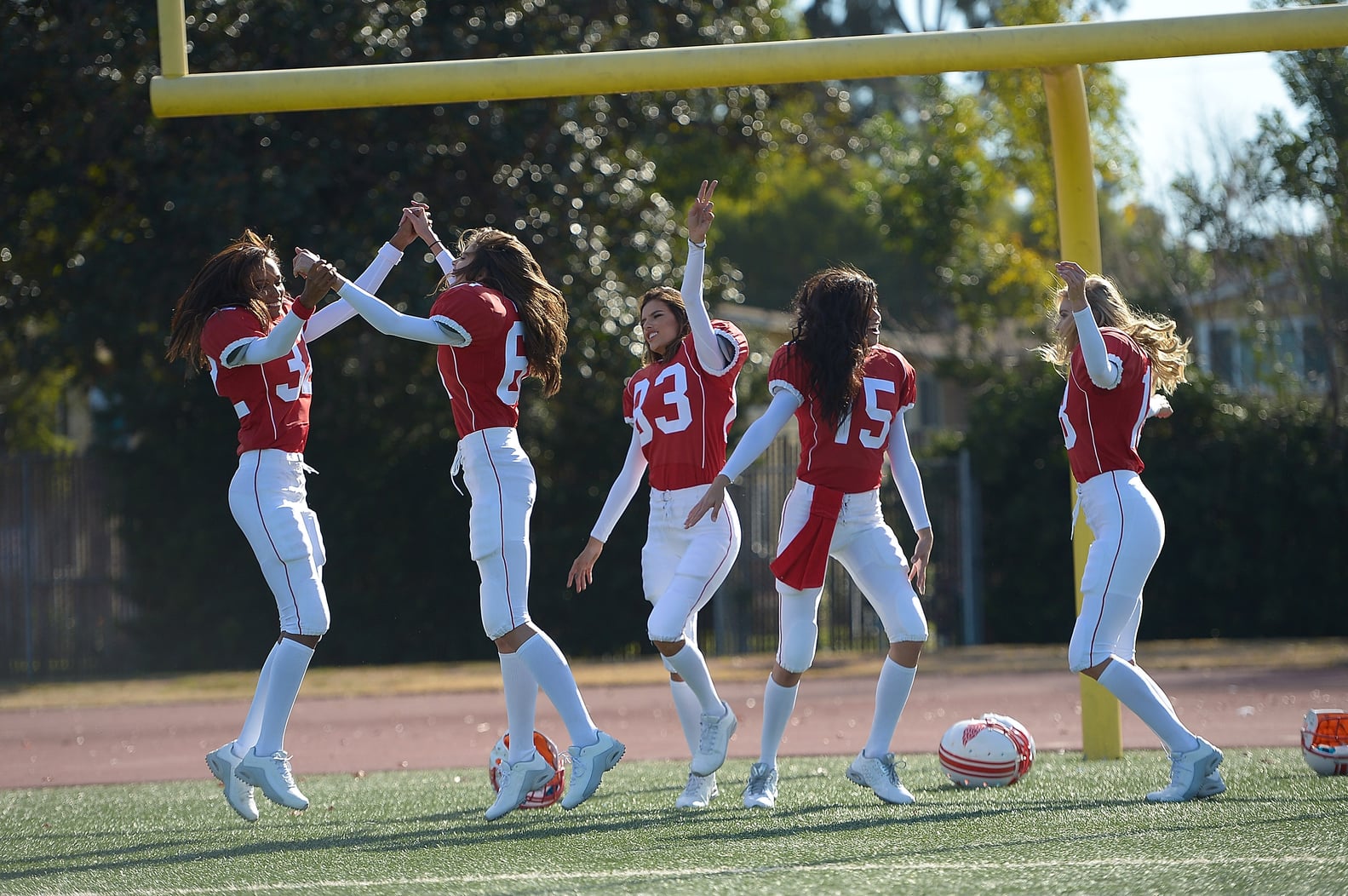 Victoria's Secret Models Play Football | PS Fashion