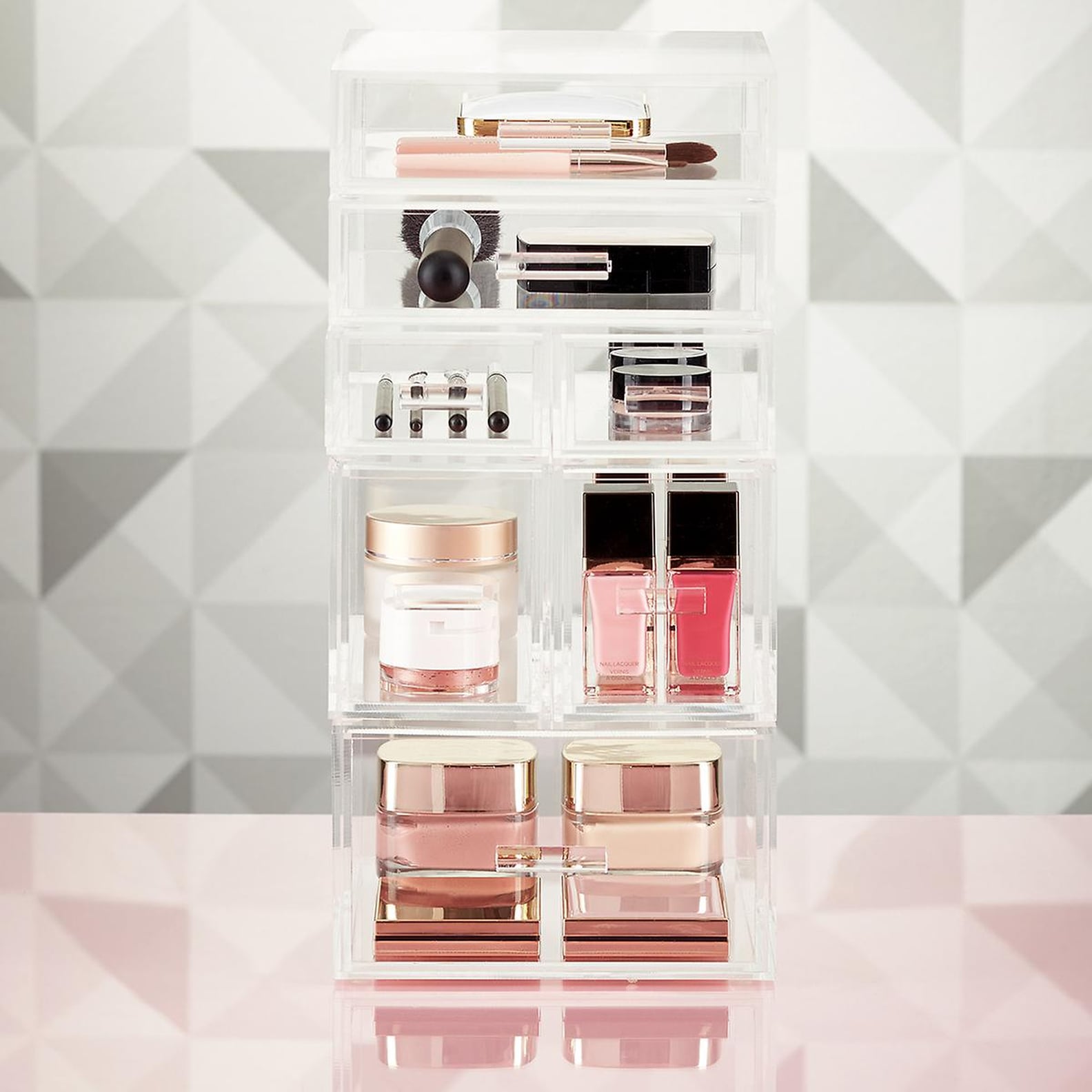 Makeup Organization From The Container Store | PS Beauty