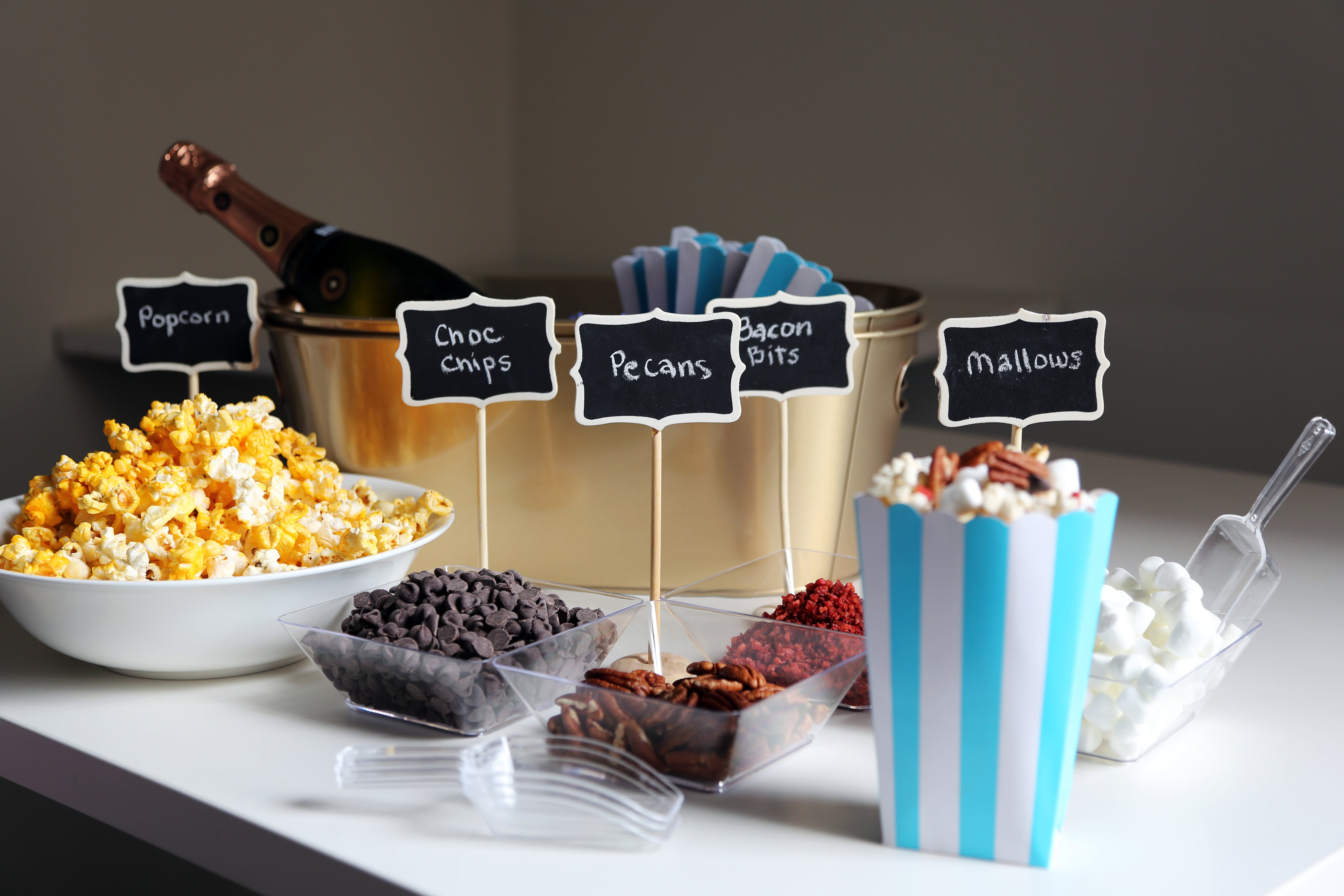 Popcorn Bar Topping Ideas Create A Fun Christmas Popcorn Bar, Where