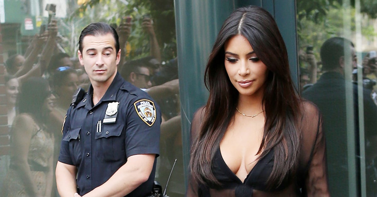 Kim Kardashian Getting Checked Out in NYC | POPSUGAR Celebrity