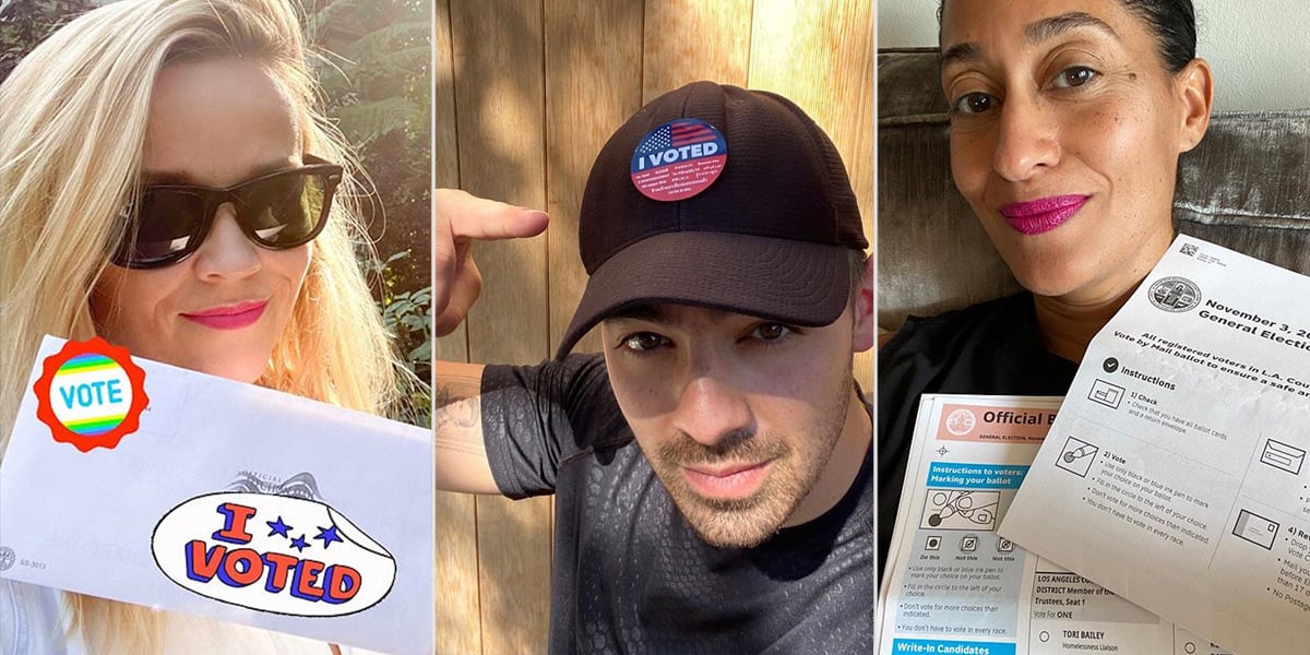 Celebrities Voting in the 2020 Presidential Election Photos | PS Celebrity