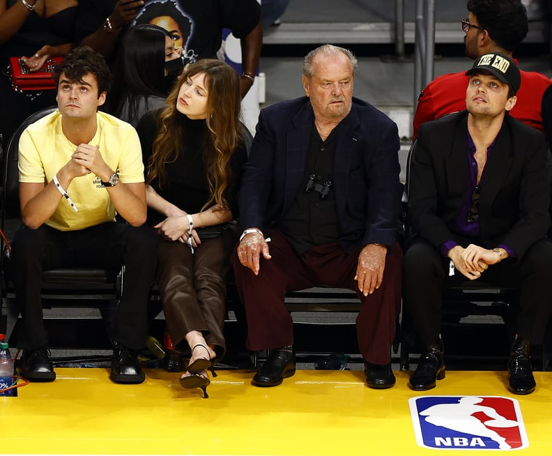 Jack Nicholson Makes Rare Public Appearance at Lakers Game | POPSUGAR ...