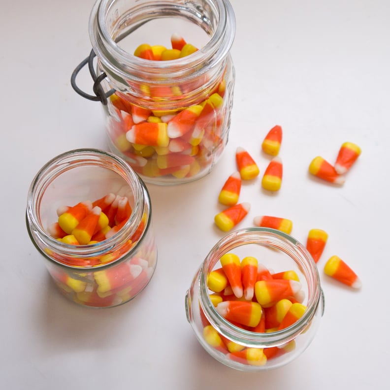 DIY Candy Corn Candleholders | PS Smart Living