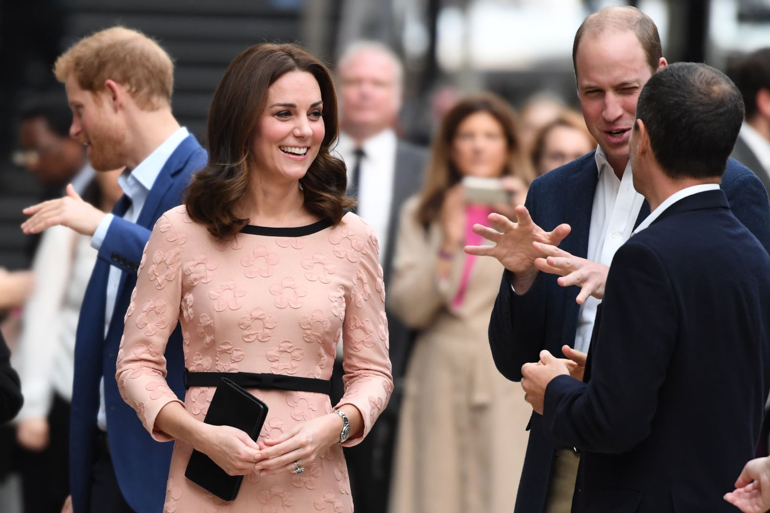 Kate Middleton Pink Orla Kiely Dress | PS Fashion
