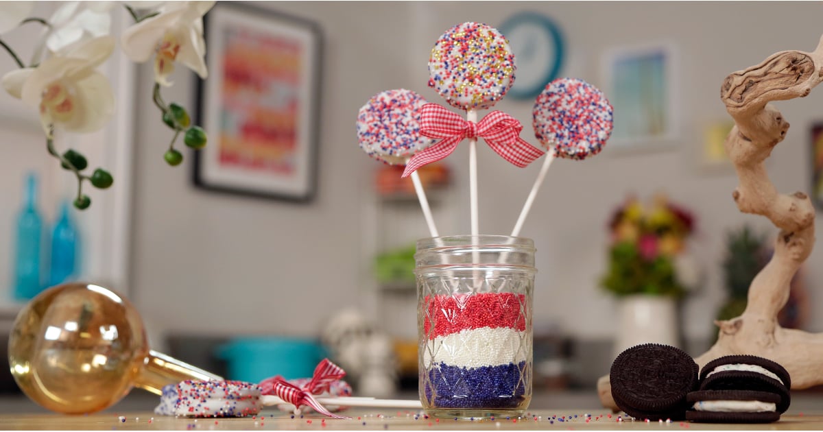 Patriotic Oreo Pops | POPSUGAR Food
