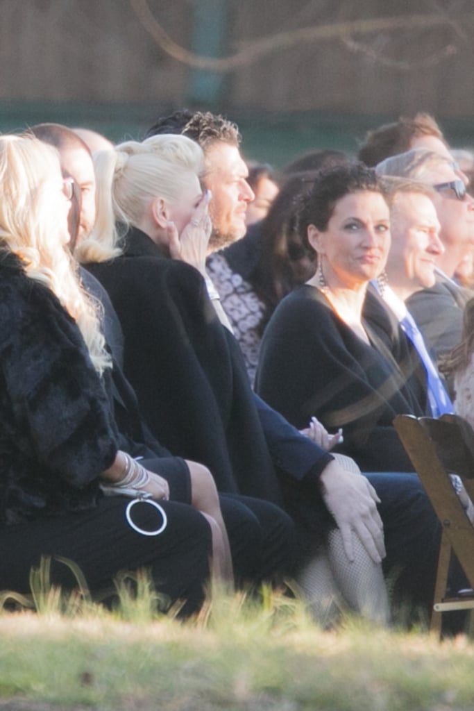 Gwen Stefani and Blake Shelton at RaeLynn's Wedding 2016 | POPSUGAR ...