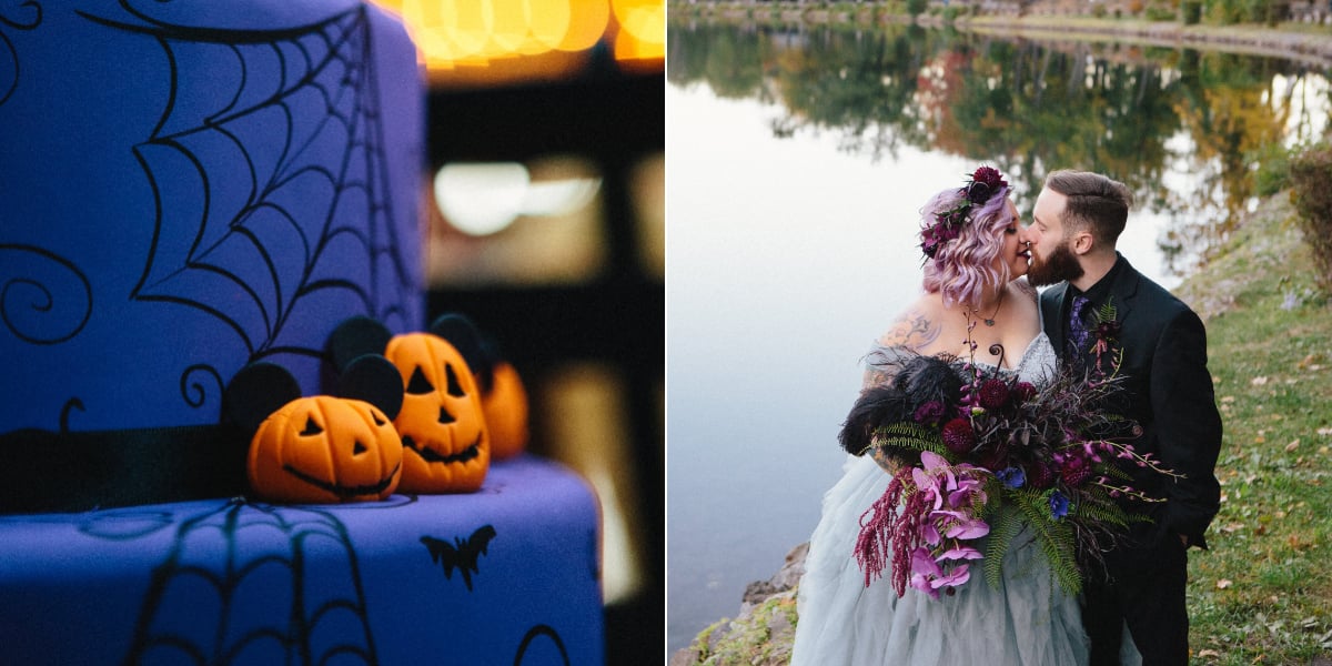 This Halloween Wedding Was Inspired by the Haunted Mansion | PS Love