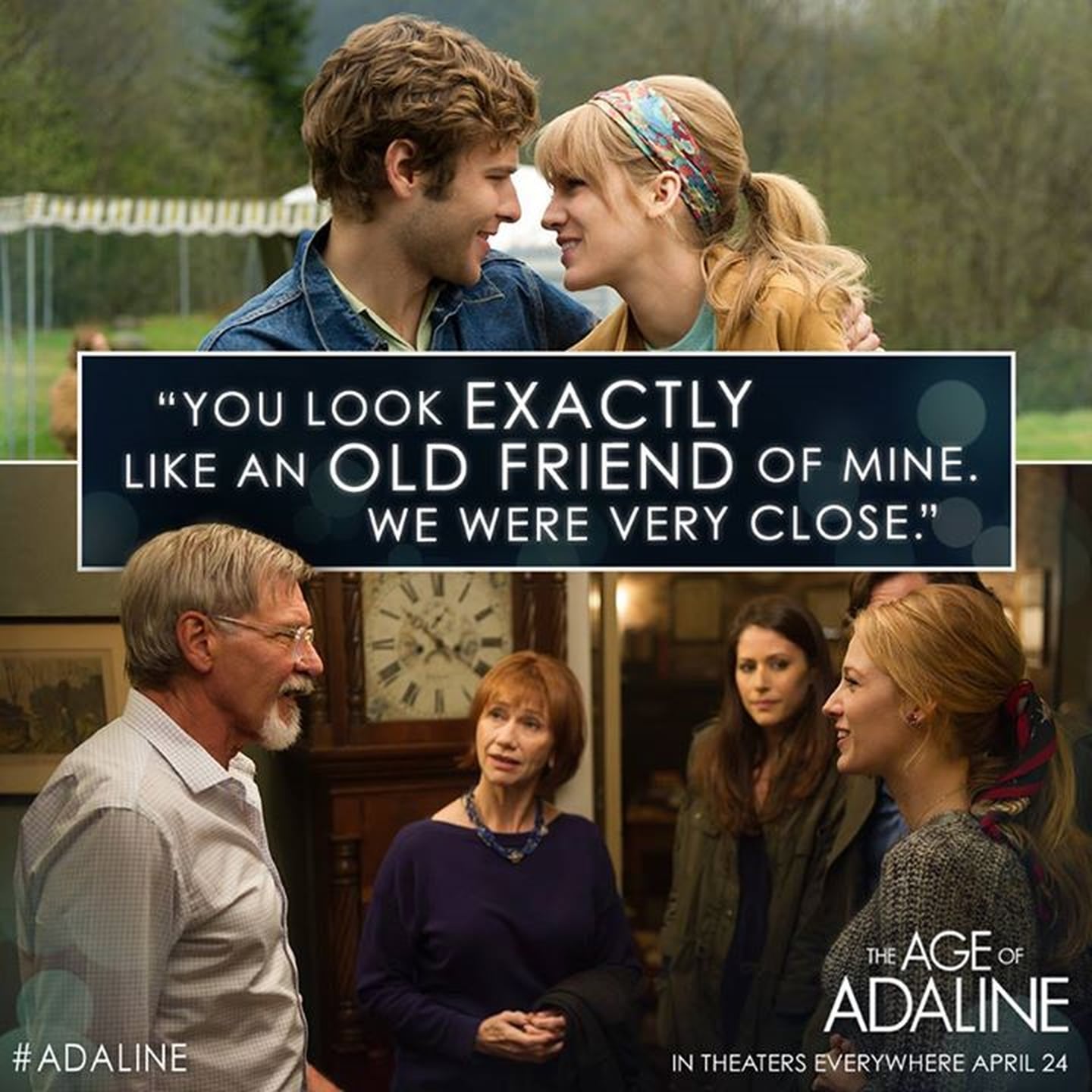 Who Plays Young Harrison Ford in The Age of Adaline? | PS Celebrity