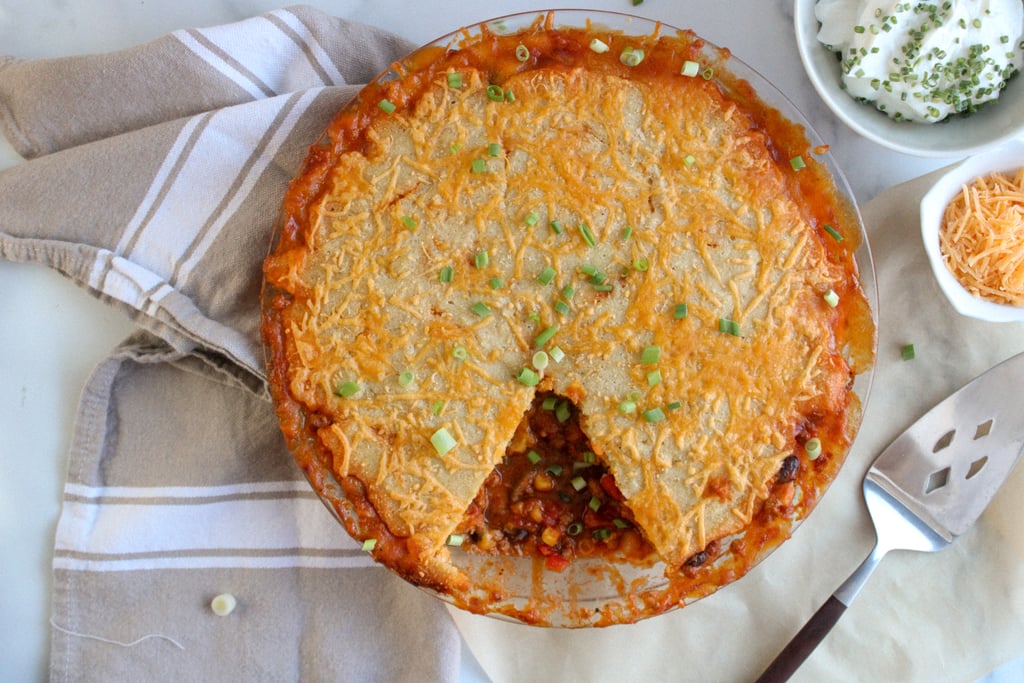 Turkey Chili Topped With Protein Cheddar Cornbread Recipe | POPSUGAR Food