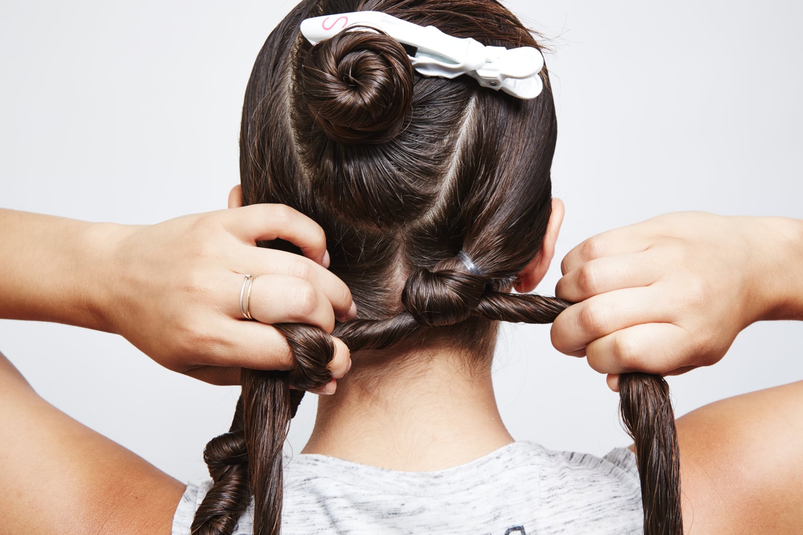 Twisted Chignon DIY | POPSUGAR Beauty