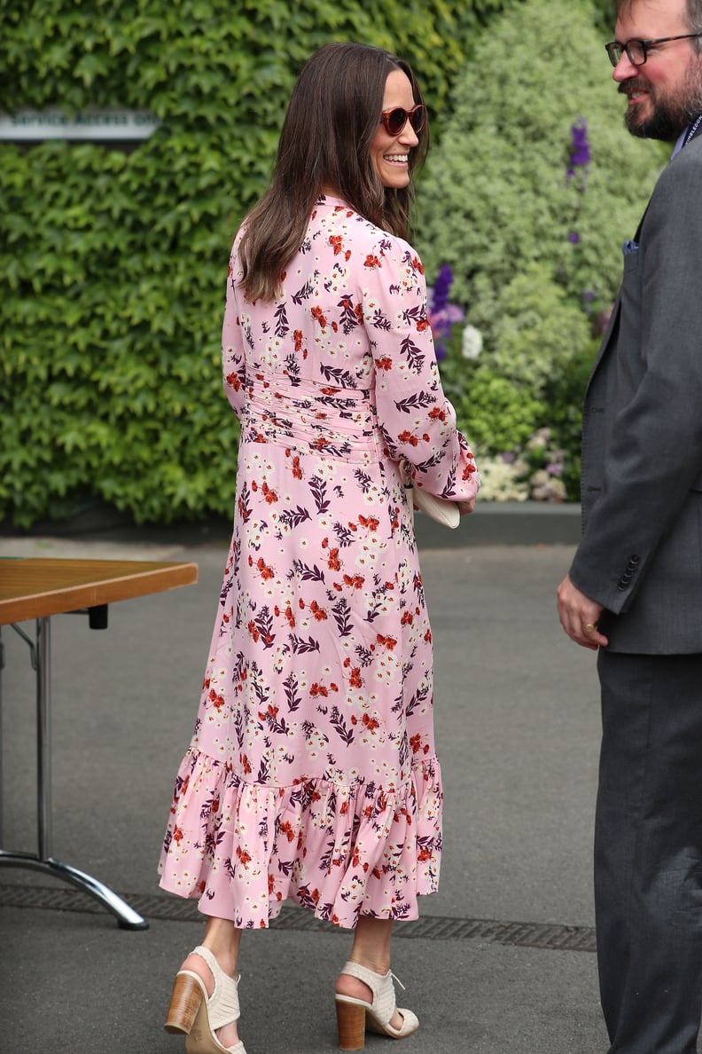 Pippa Middleton's Pink Floral Dress at Wimbledon 2019 | PS Fashion