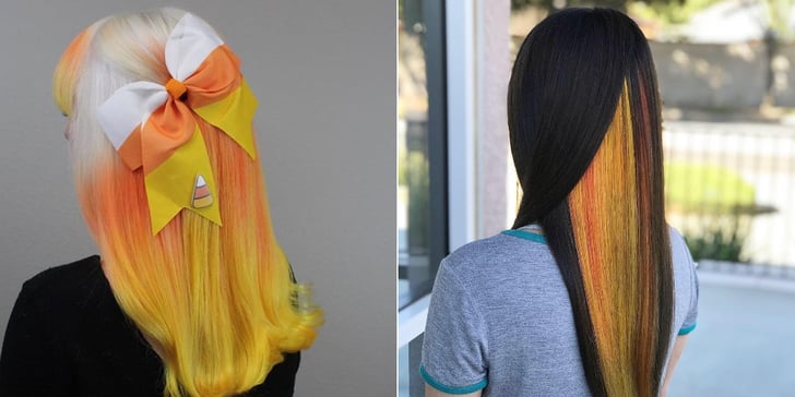 Candy Corn Hair Colour Trend | POPSUGAR Beauty UK