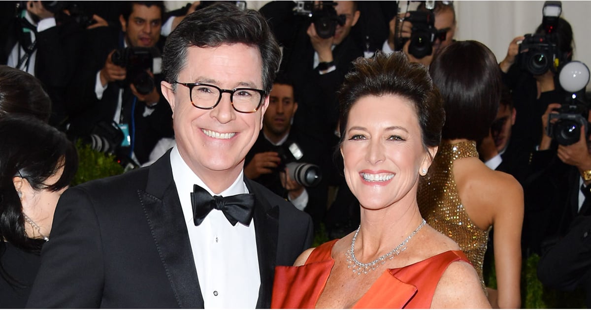 Stephen Colbert Talks About Meeting His Wife July 2016 | POPSUGAR Celebrity