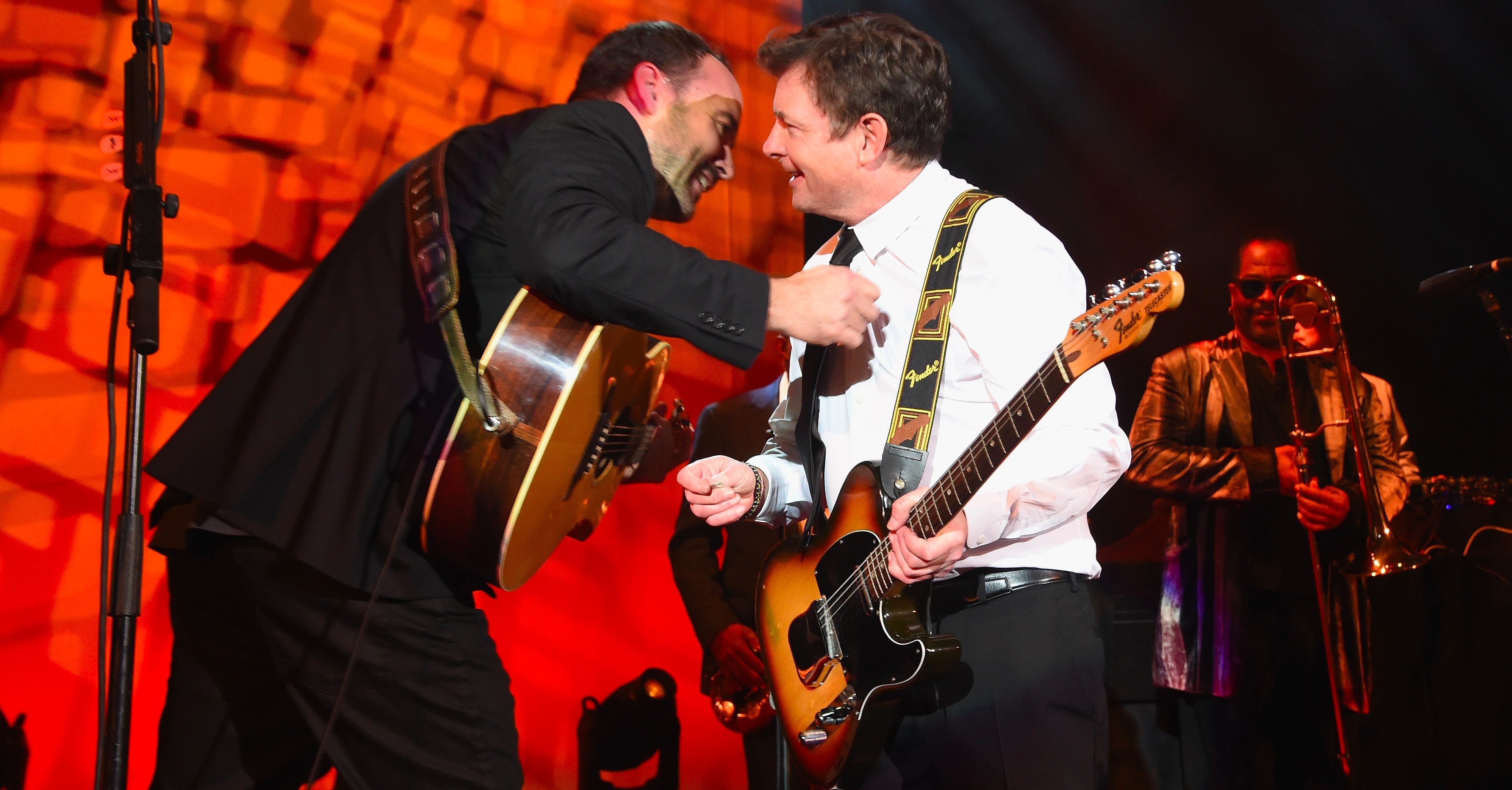 Michael J. Fox Plays the Guitar With Dave Matthews | POPSUGAR Entertainment