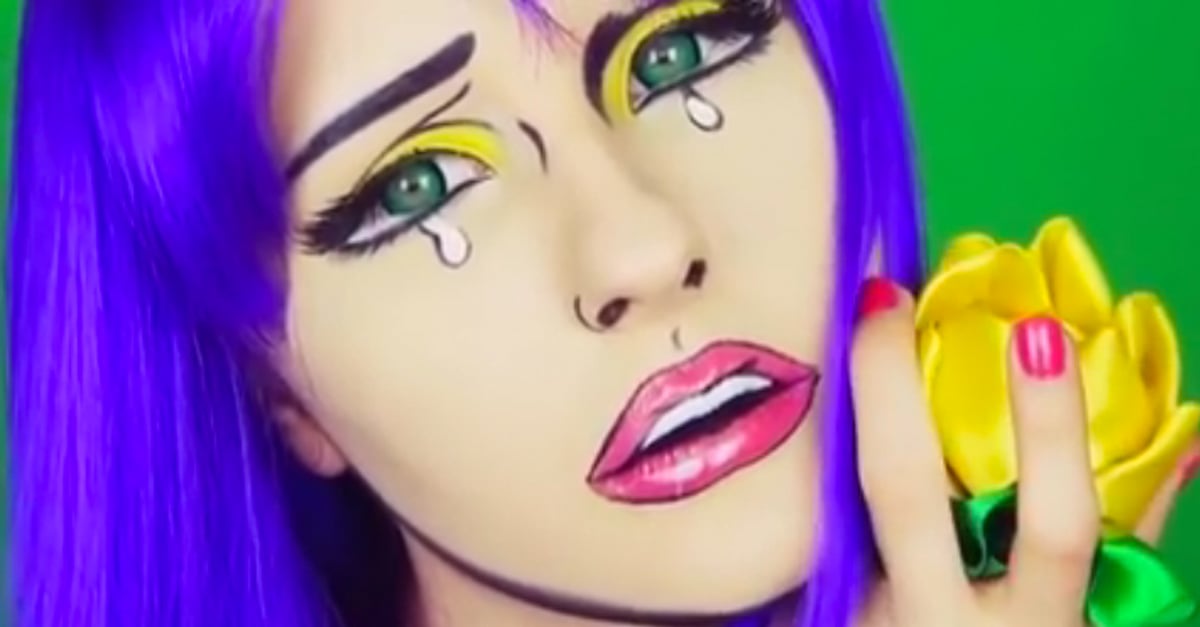 Comic-Book Halloween Makeup Tutorial | POPSUGAR Beauty