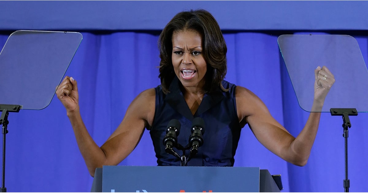 Michelle Obama's Healthy Moments | POPSUGAR Fitness