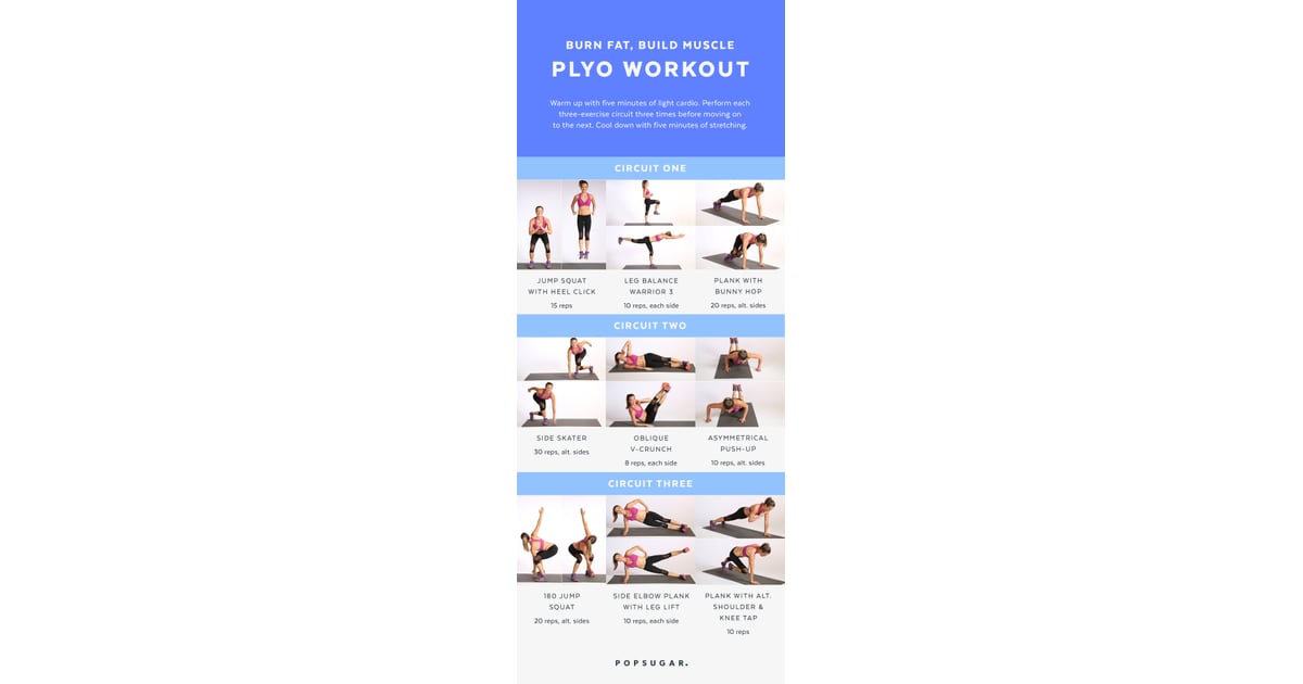 Full-Body Plyo Workout | Printable Bodyweight Workouts | POPSUGAR ...