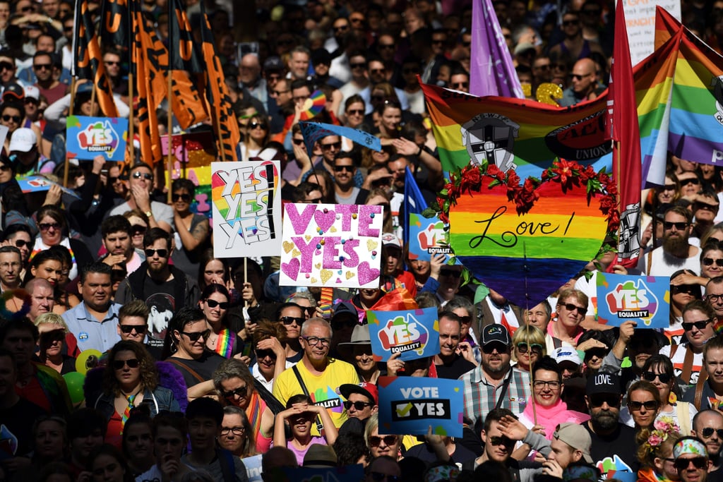 Sydney Australia Same Sex Marriage Rally September 2017 Popsugar News