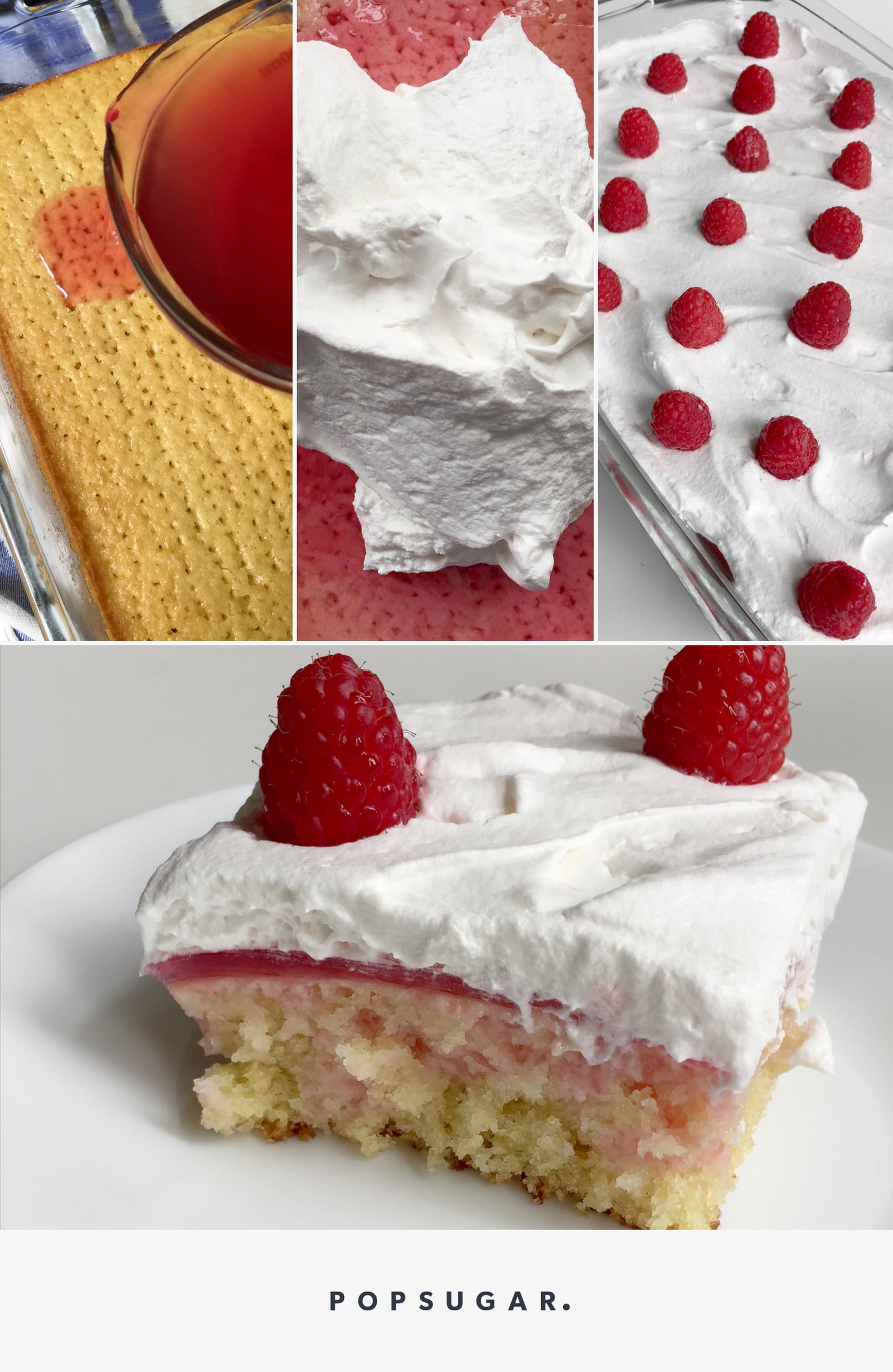 Raspberry Poke Cake Recipe | PS Food