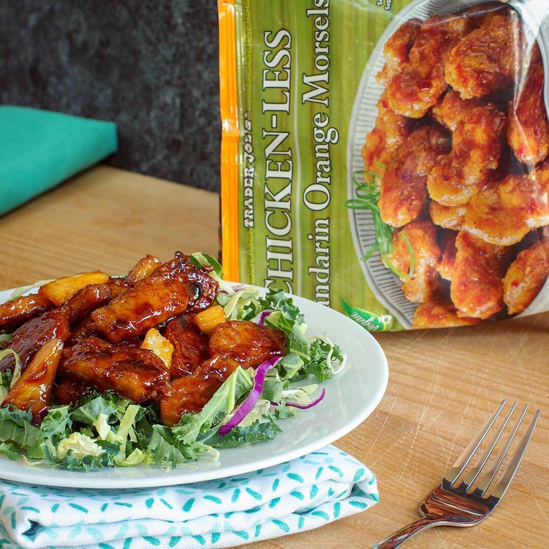 Trader Joe's Chicken-less Orange Morsels | PS Fitness