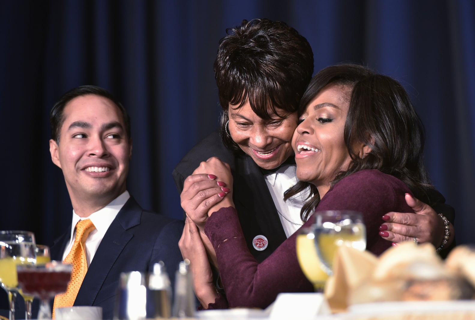 Michelle Obama Wearing a Plum Dress | PS Fashion