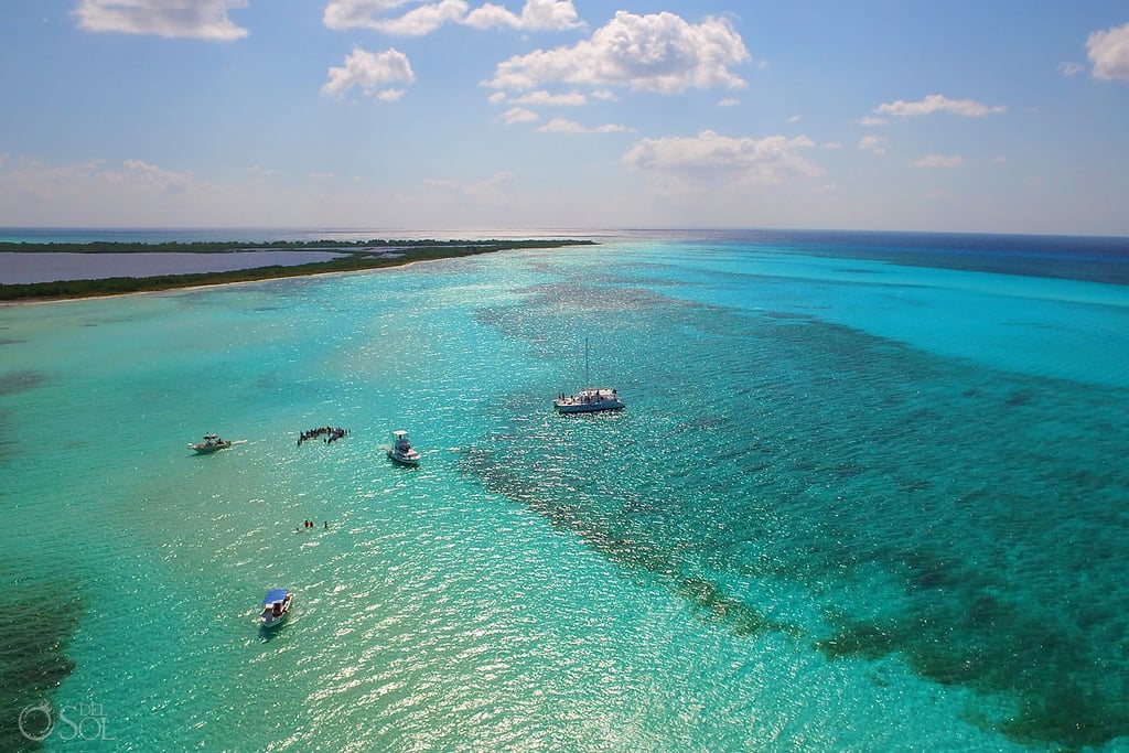 Wedding on a Sandbar in Caribbean Sea | POPSUGAR Love & Sex
