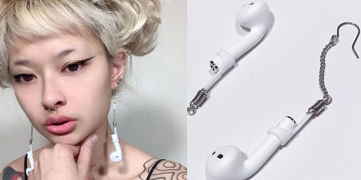 Woman Creates AirPod Earrings | POPSUGAR Tech