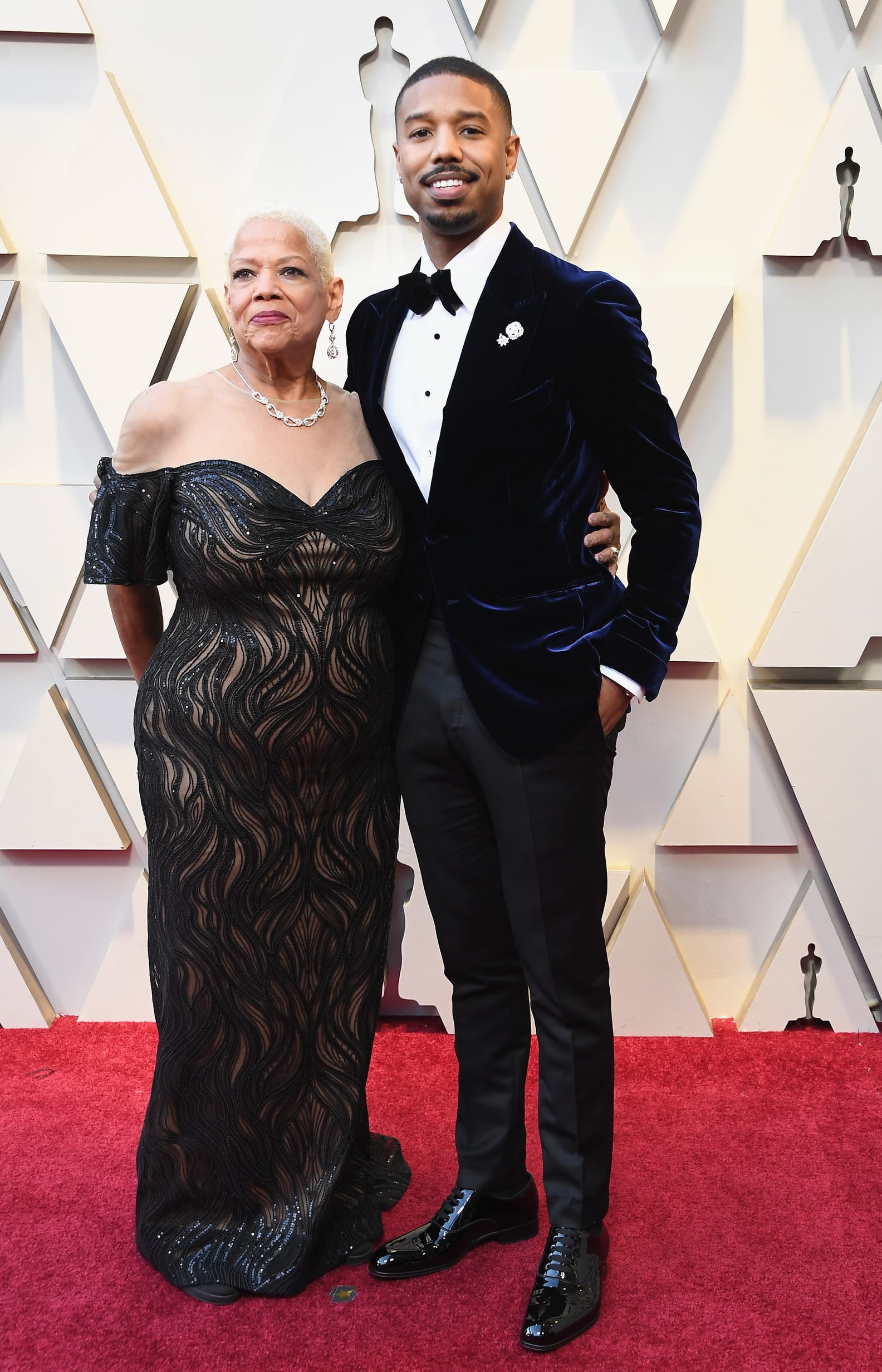 Michael B. Jordan and His Mom at the 2019 Oscars | PS Celebrity