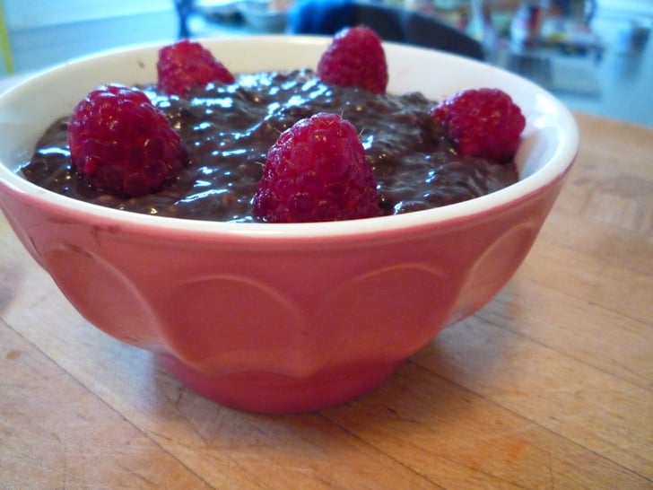 Chocolate Raspberry Chia Seed Pudding