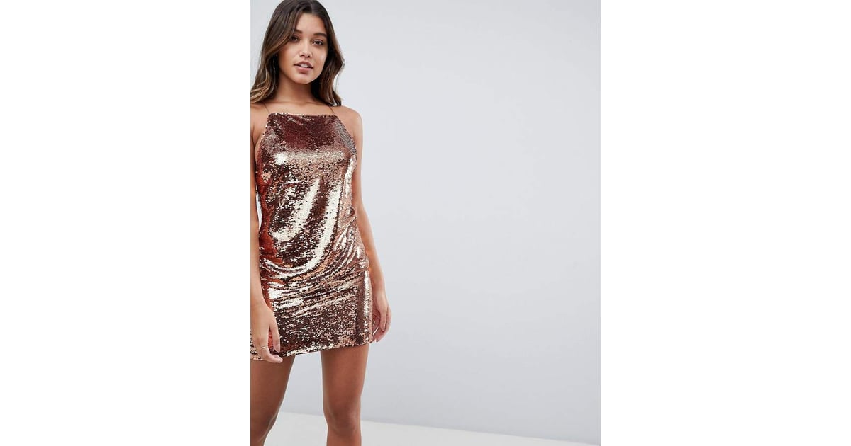 Asos Embellished Sequin Cami Mini Dress Sexy Dresses 2018 Popsugar