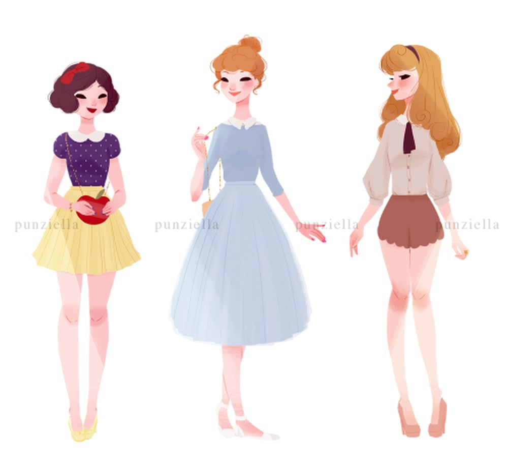 Modern Disney Princess Portraits | PS Love