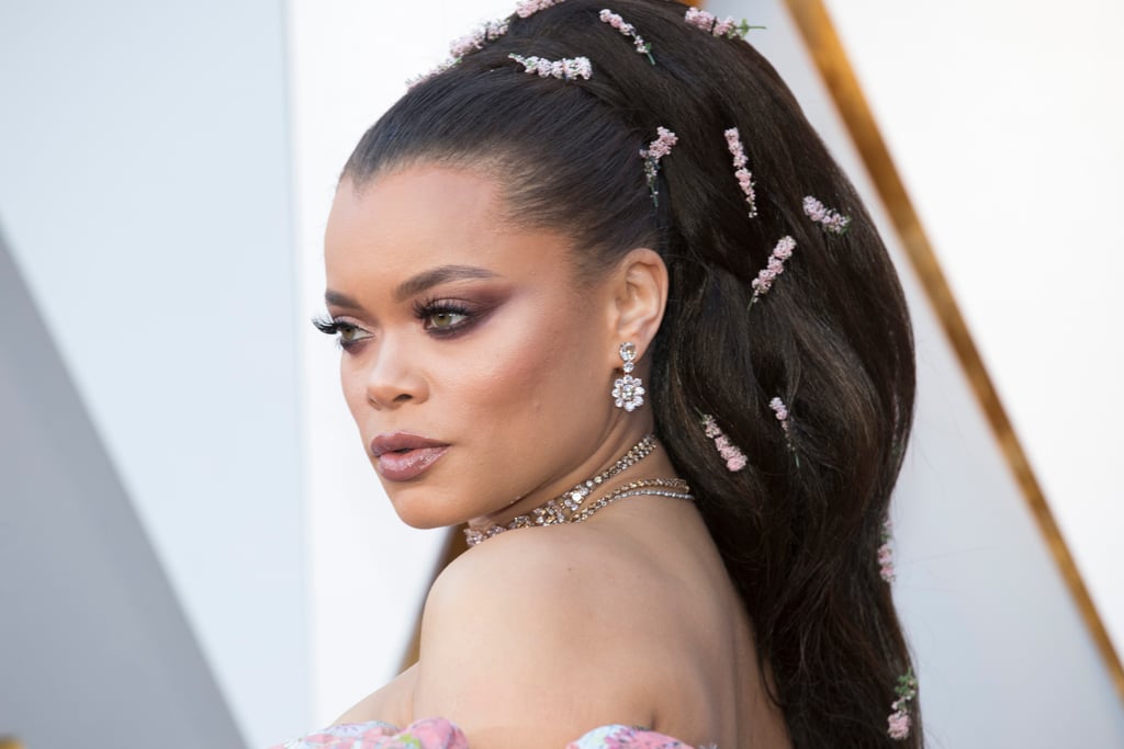 Andra Day's Hair and Makeup at the Oscars 2018 | POPSUGAR Beauty