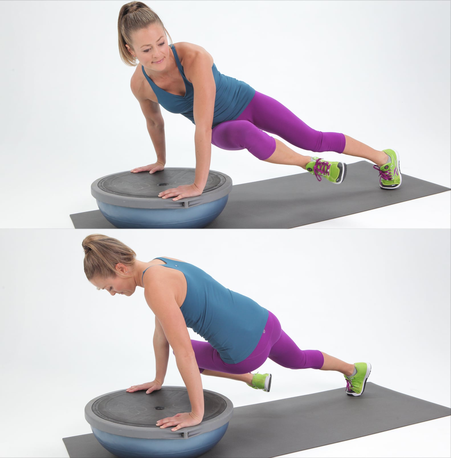 Twisted Plank on BOSU Ball | PS Fitness