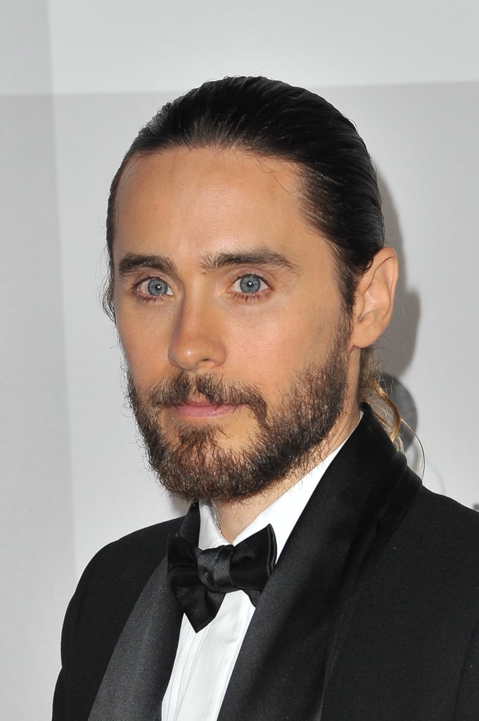 Jared Leto's Hair in a Ponytail at Golden Globes 2014 | POPSUGAR Beauty