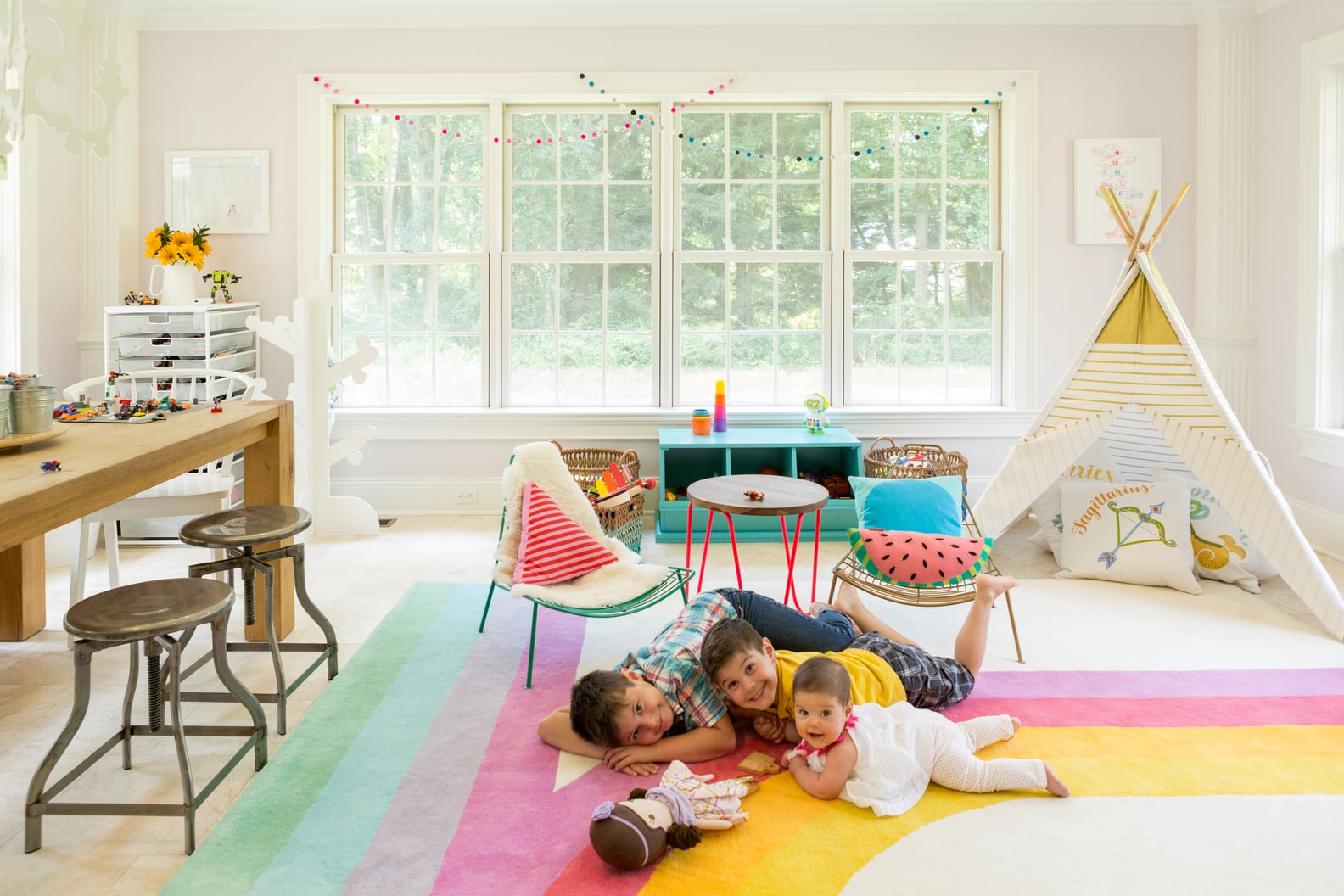 Colorful Kids' Playroom Ideas | POPSUGAR Family