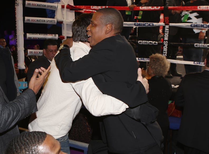 Rihanna, Jake Gyllenhaal, and Jay Z at Boxing Night | Photos | POPSUGAR ...