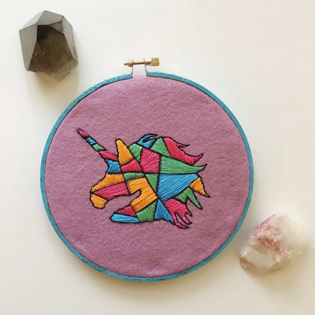 Unicorn Embroidery Hoops | POPSUGAR Love & Sex