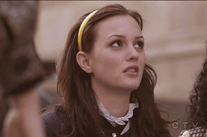 Just look at her epic eye roll. | Seth Cohen and Blair Waldorf ...