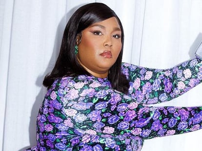 Lizzo's Richard Quinn Floral Catsuit | POPSUGAR Fashion