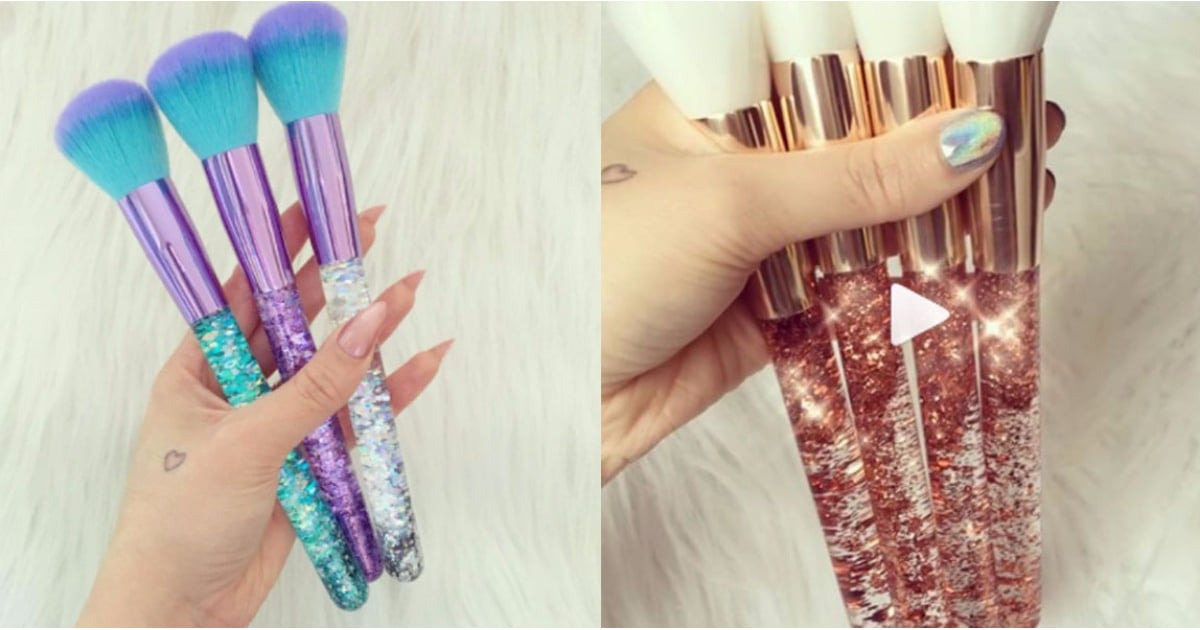 Cosmic Brushes Glitter Makeup Brushes | POPSUGAR Beauty