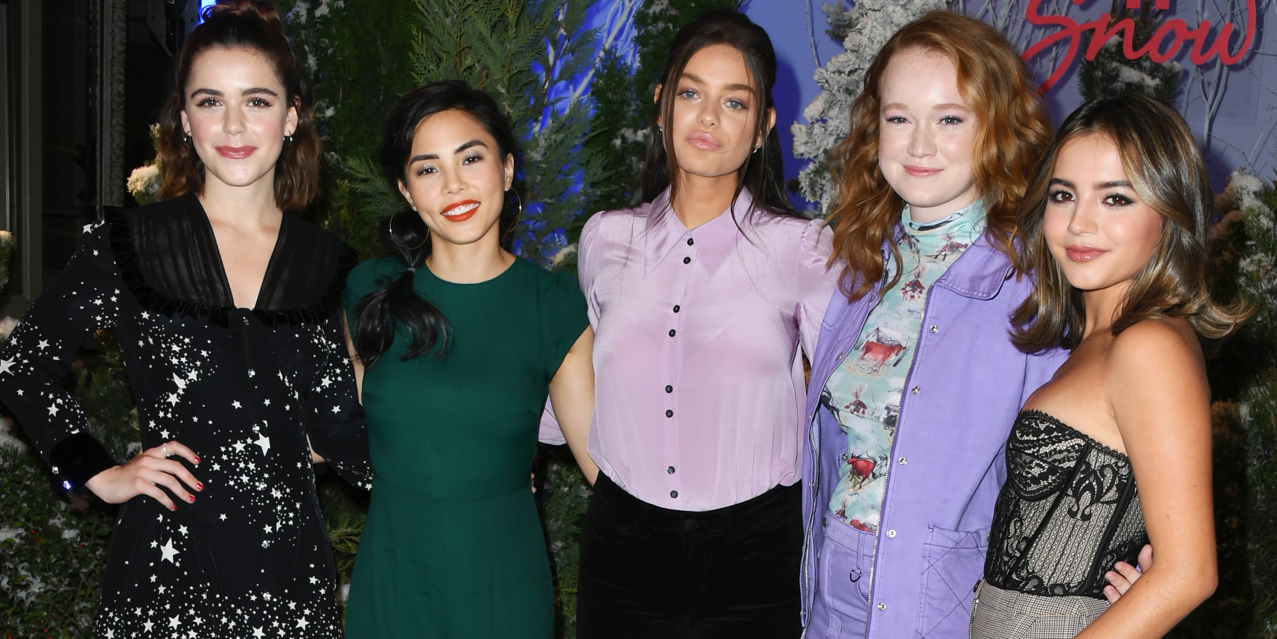 The Cast of Let It Snow Poses For Photos Together in LA | PS Celebrity