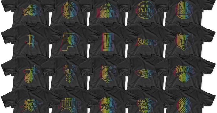 NBA Shows LGBT Pride With New Line of T-Shirts | POPSUGAR News