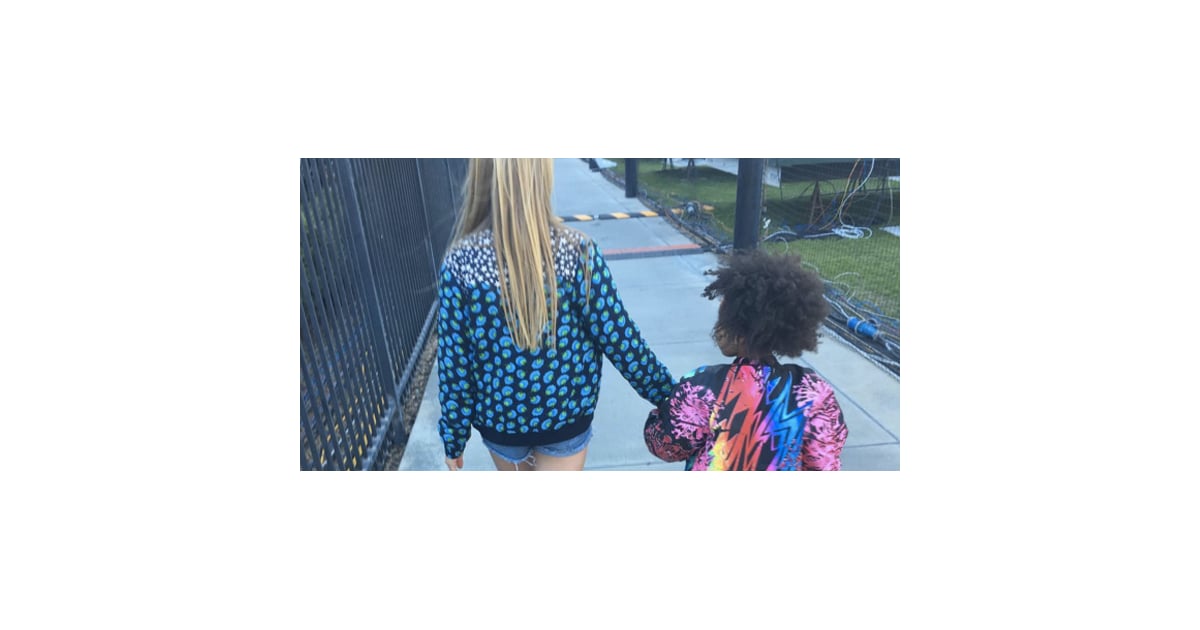 Apple Martin and Blue Ivy Carter at Super Bowl 2016 | POPSUGAR Celebrity