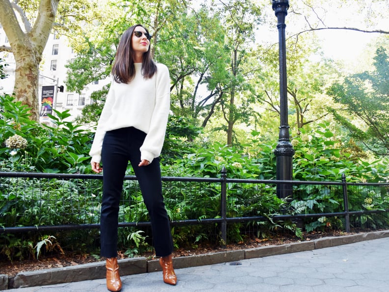 Easy Outfit Idea: White Sweater | POPSUGAR Fashion