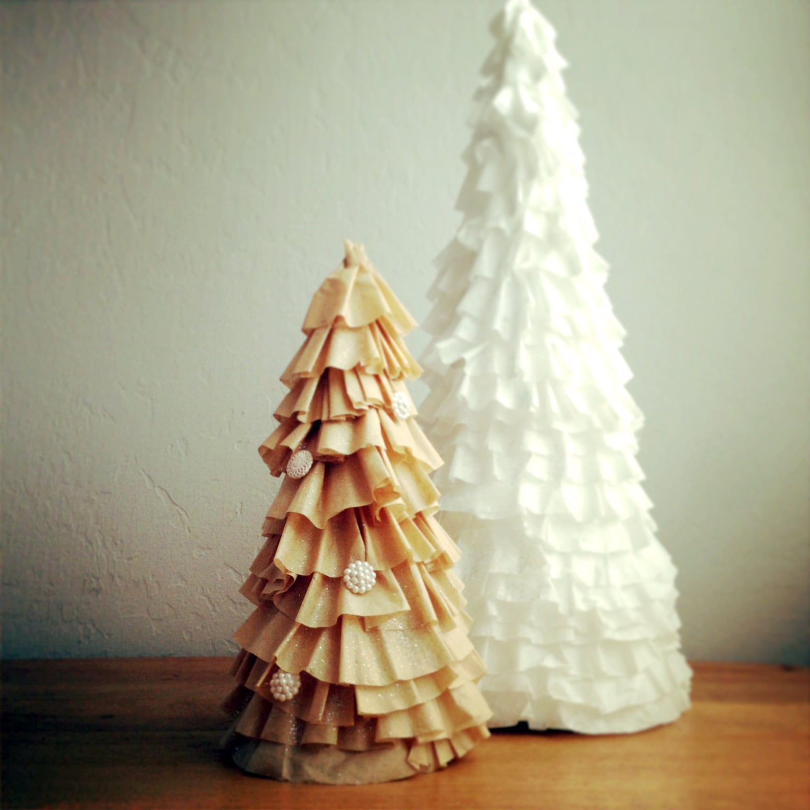 DIY Coffee-Filter Christmas Tree | PS Smart Living