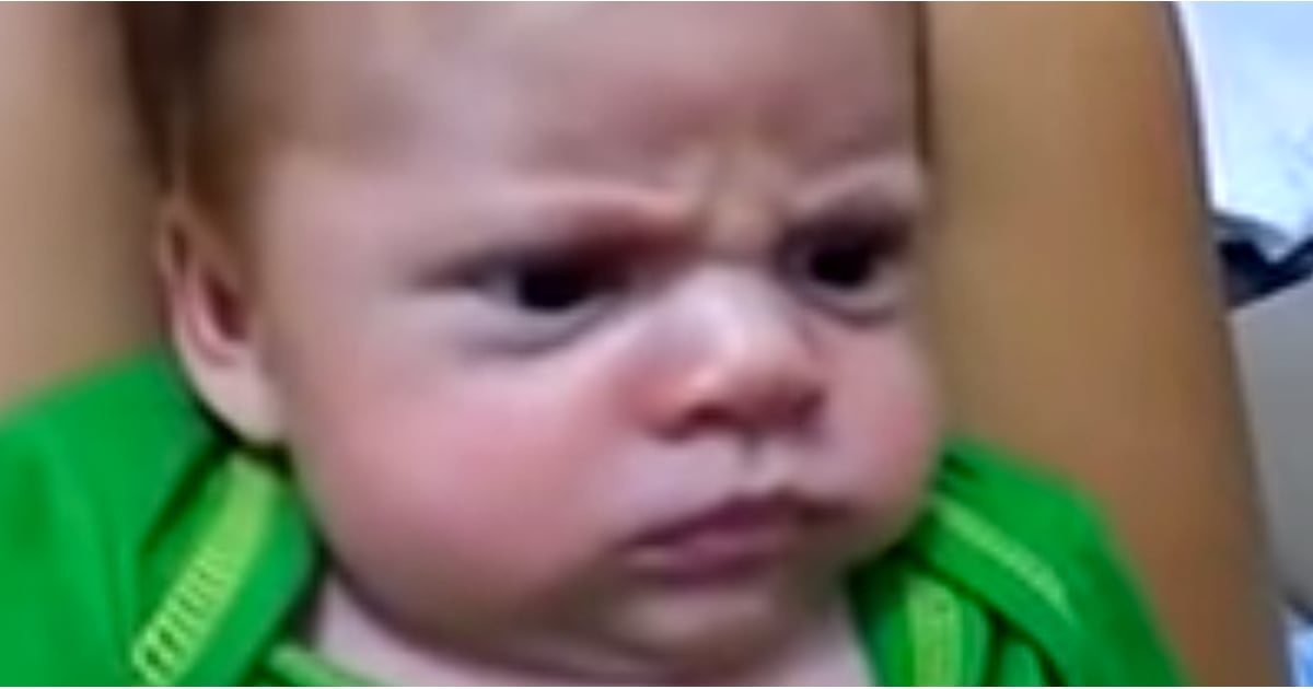 Angry Baby Is Either Mad or Pooping | POPSUGAR Family