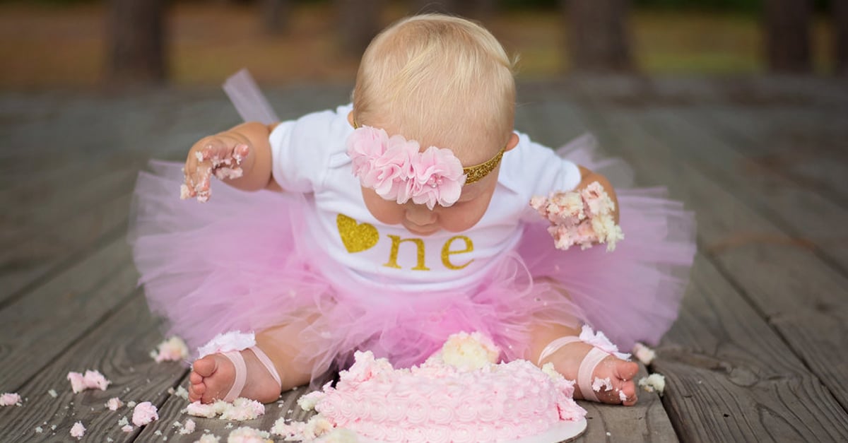 Baby Cake-Smash Photo Ideas | POPSUGAR Family