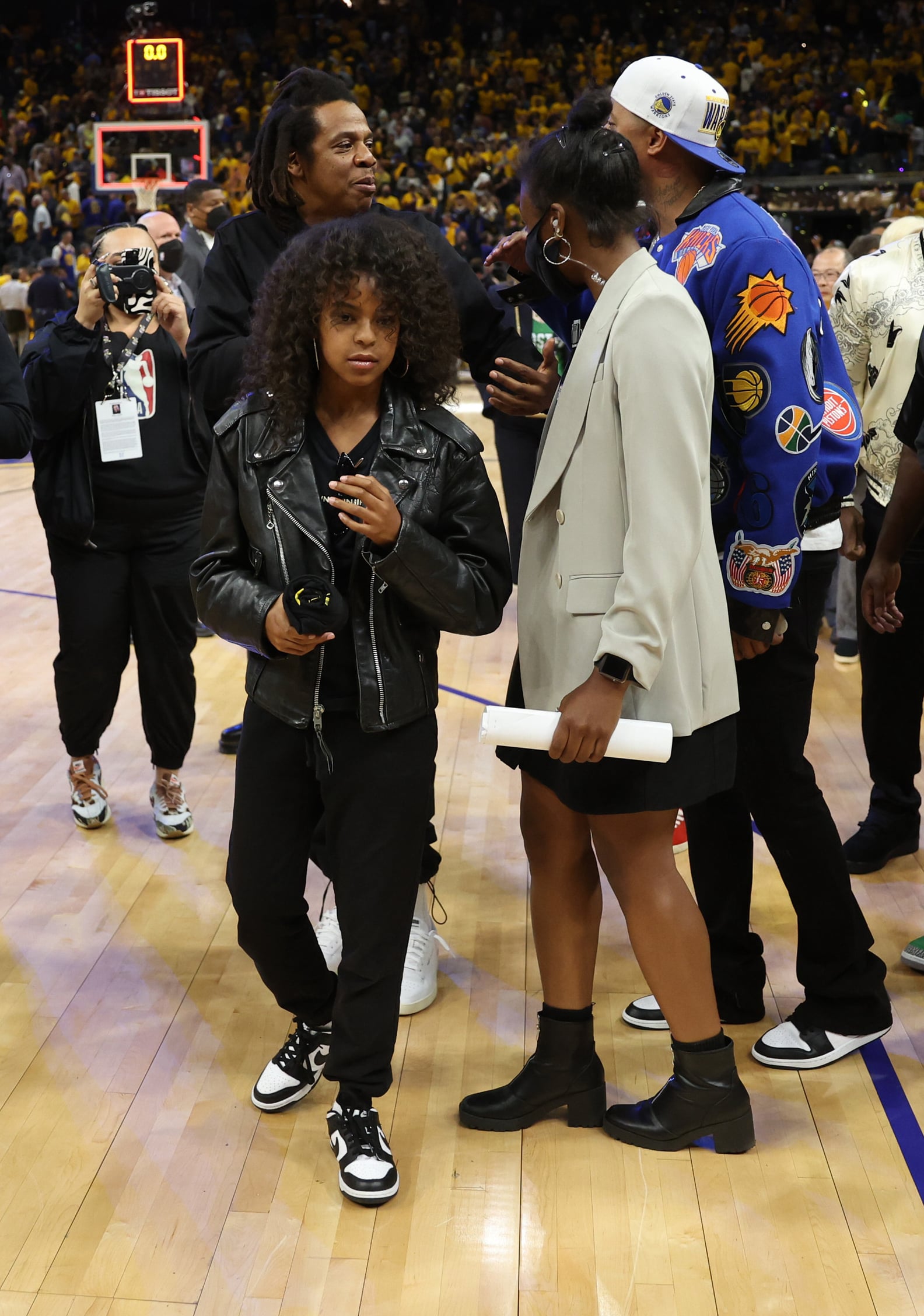 Blue Ivy's All-Black Outfit at the 2022 NBA Finals Game | PS Fashion