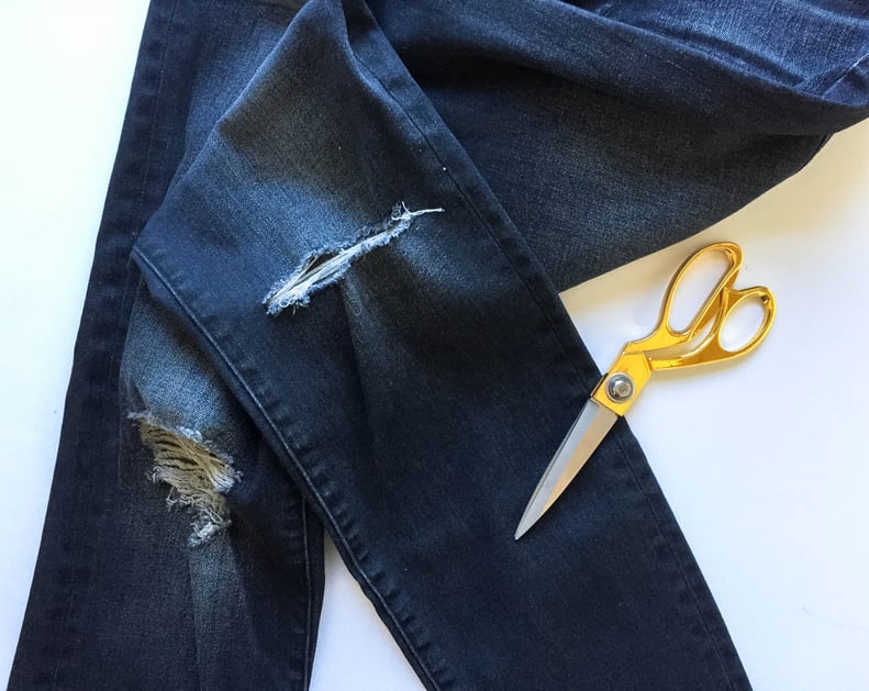 How to Distress Jeans | POPSUGAR Fashion